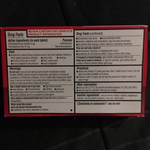 Wal-Phed | Other | Walphed Pe Sinus Allergy | Poshmark